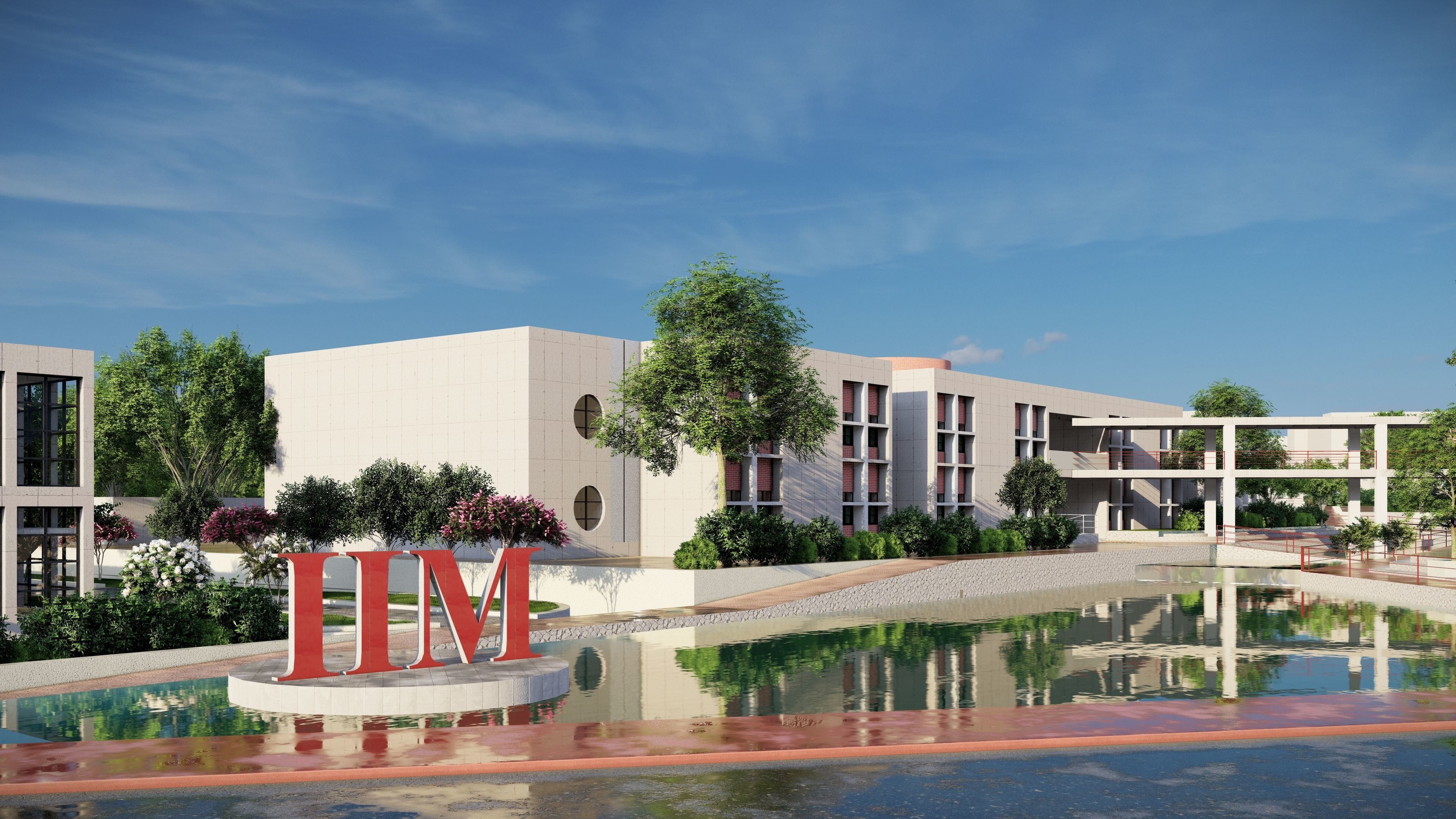 3D model UNIVERSITY CAMPUS SKETCHUP MODEL VR / AR / low-poly | CGTrader