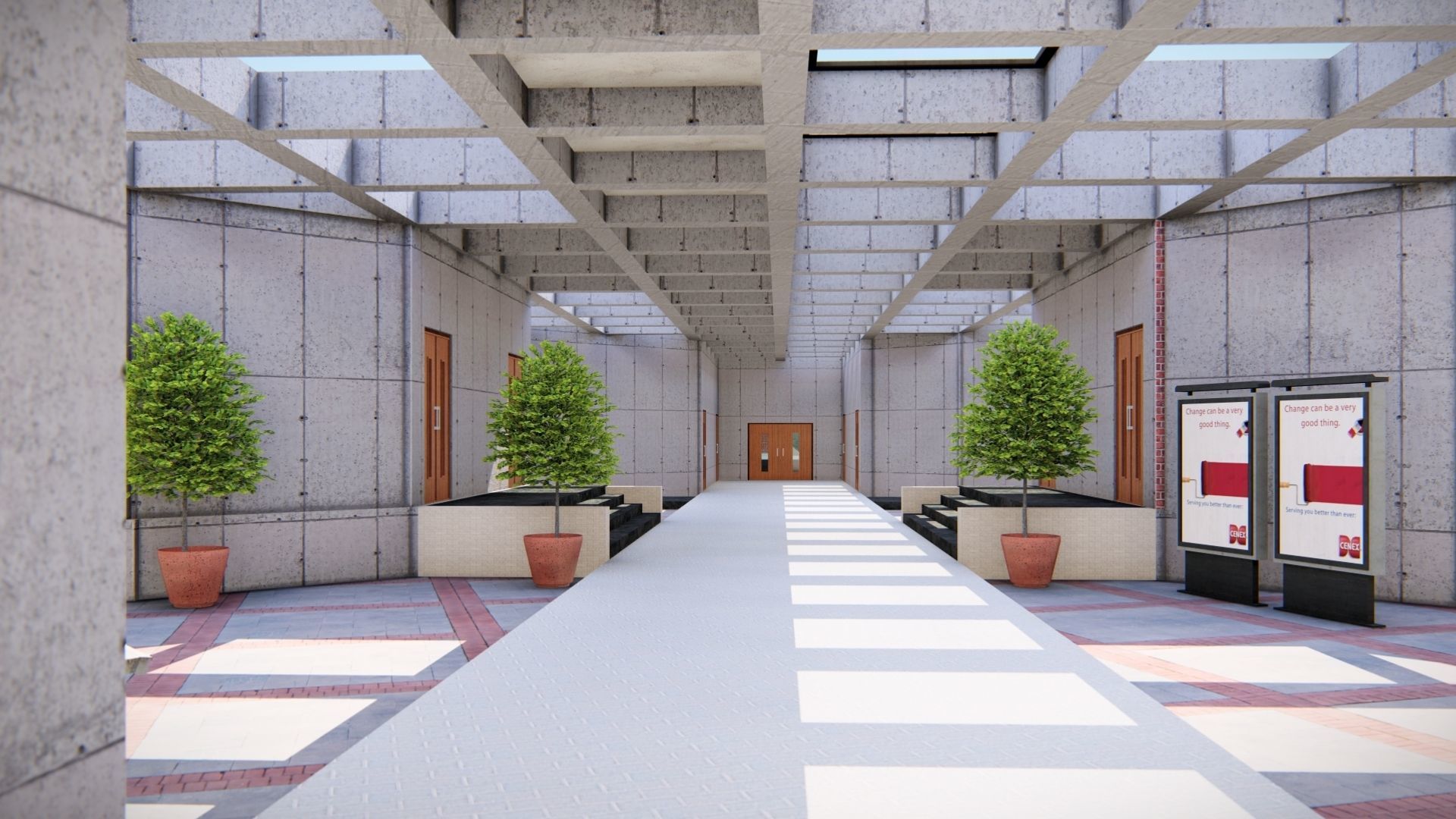 3D model UNIVERSITY CAMPUS SKETCHUP MODEL VR / AR / low-poly | CGTrader