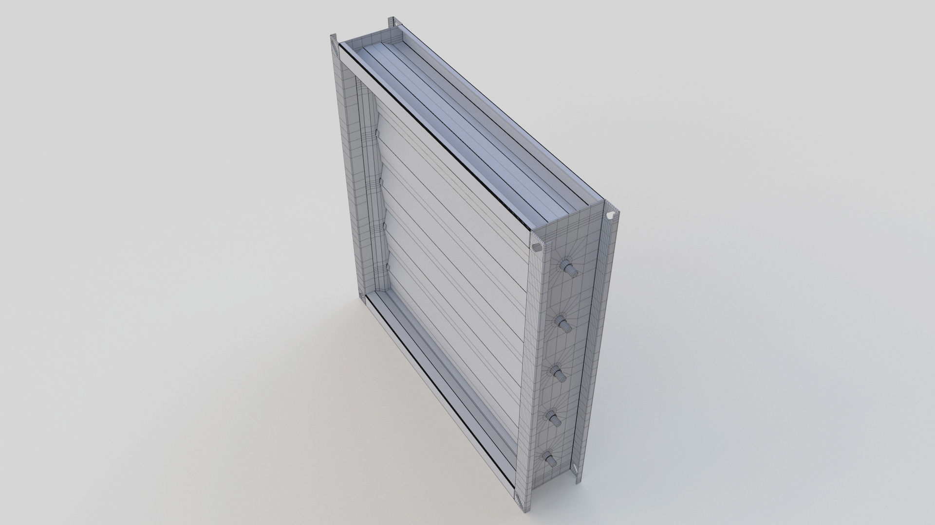 3D model Damper HVAC VR / AR / low-poly | CGTrader