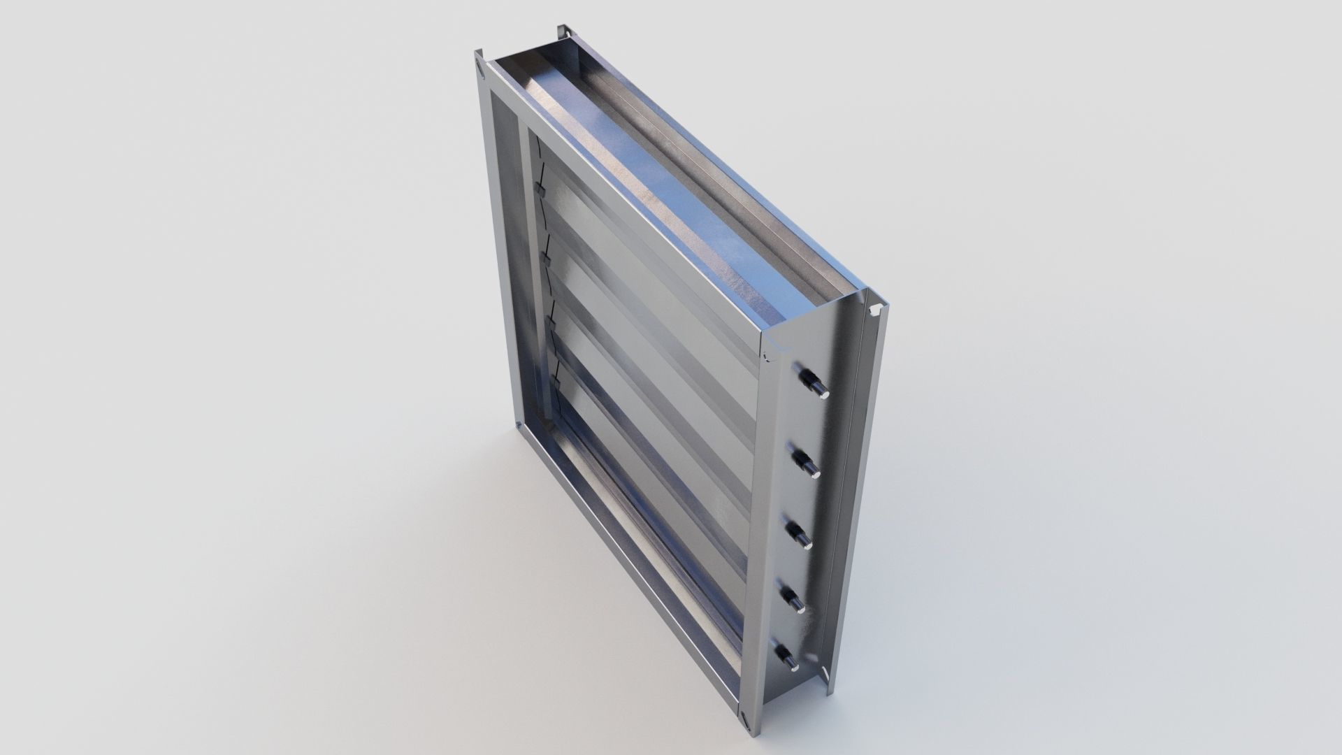 3D model Damper HVAC VR / AR / low-poly | CGTrader