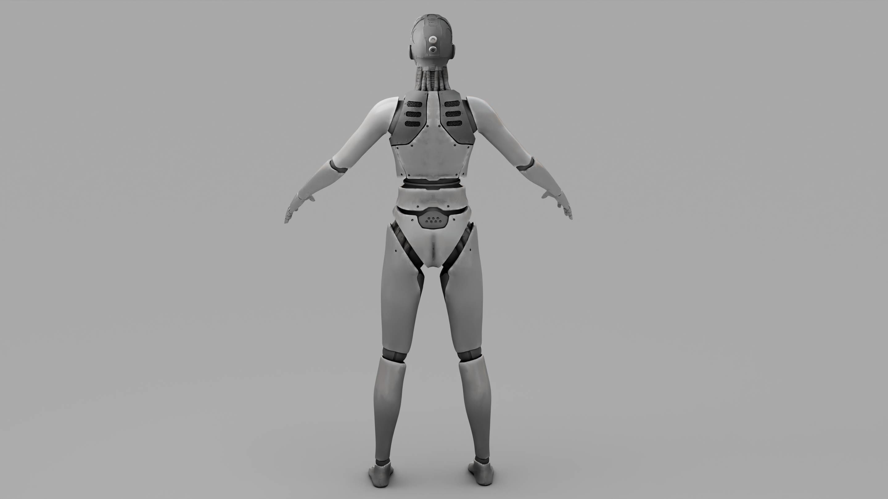 HUMANOID M2000 rigged character 3D model rigged | CGTrader