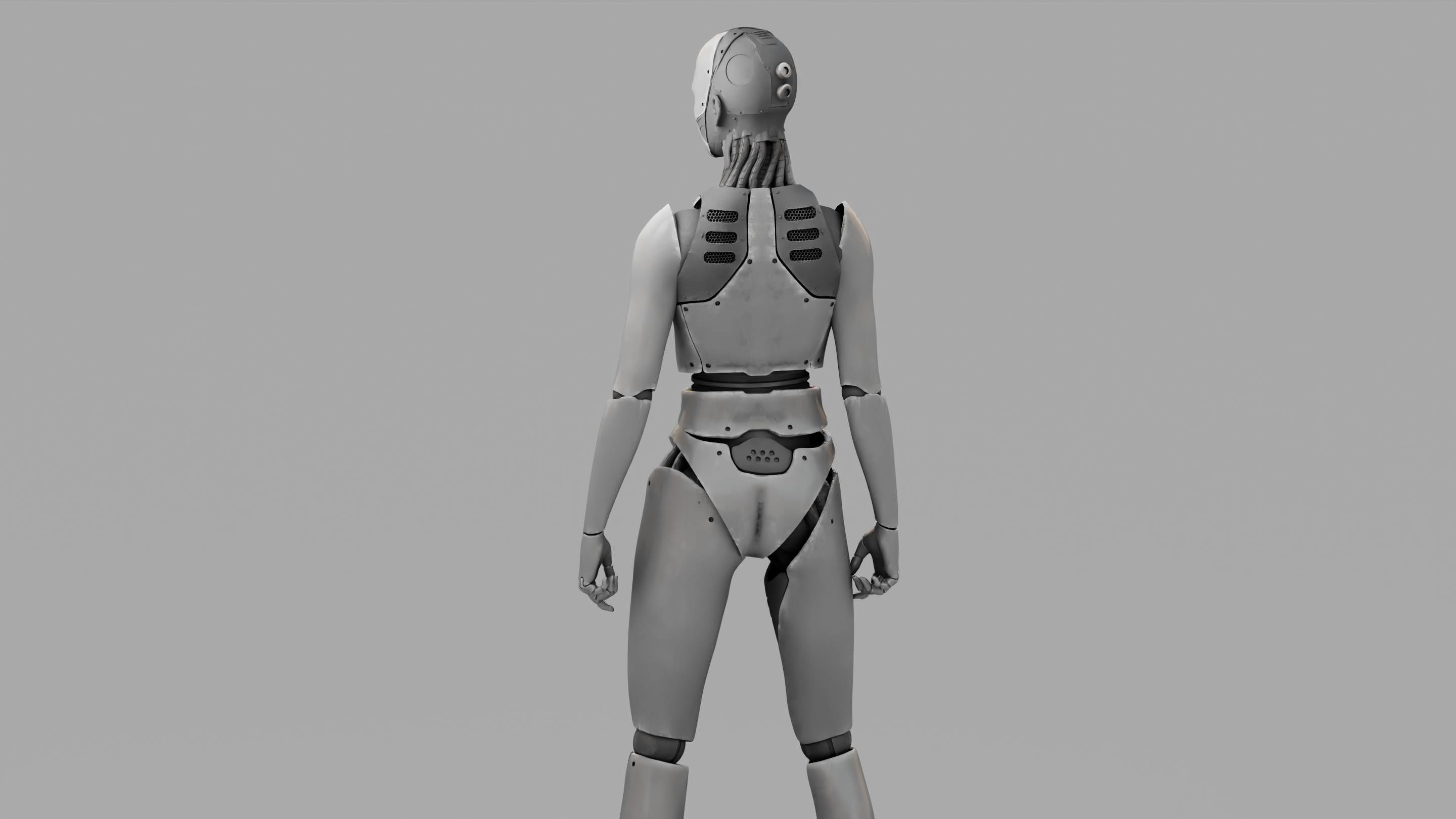 HUMANOID M2000 rigged character 3D model rigged | CGTrader