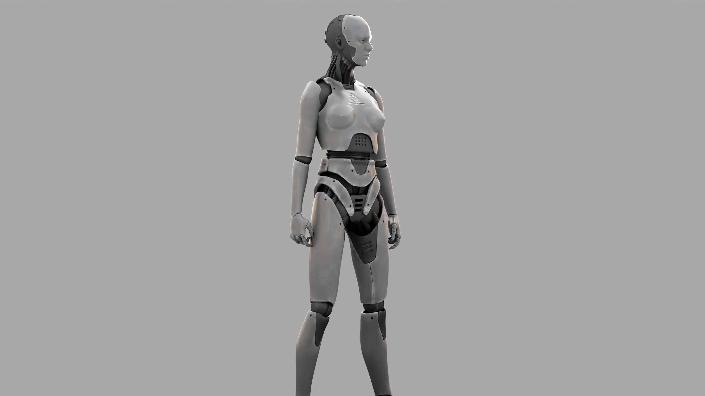 HUMANOID M2000 rigged character 3D model rigged | CGTrader