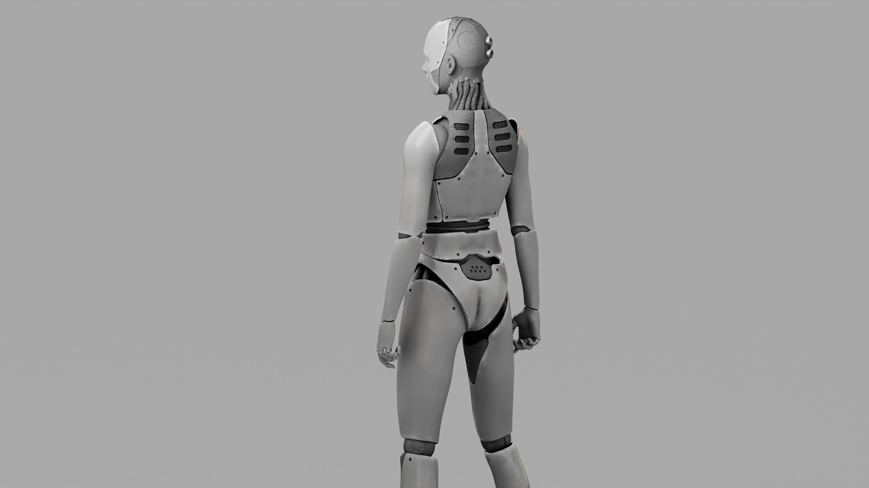 HUMANOID M2000 rigged character 3D model rigged | CGTrader