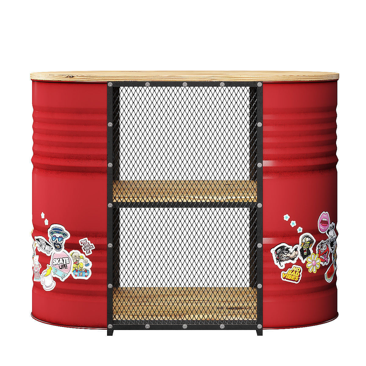 Barrel reception desk 3D model | CGTrader