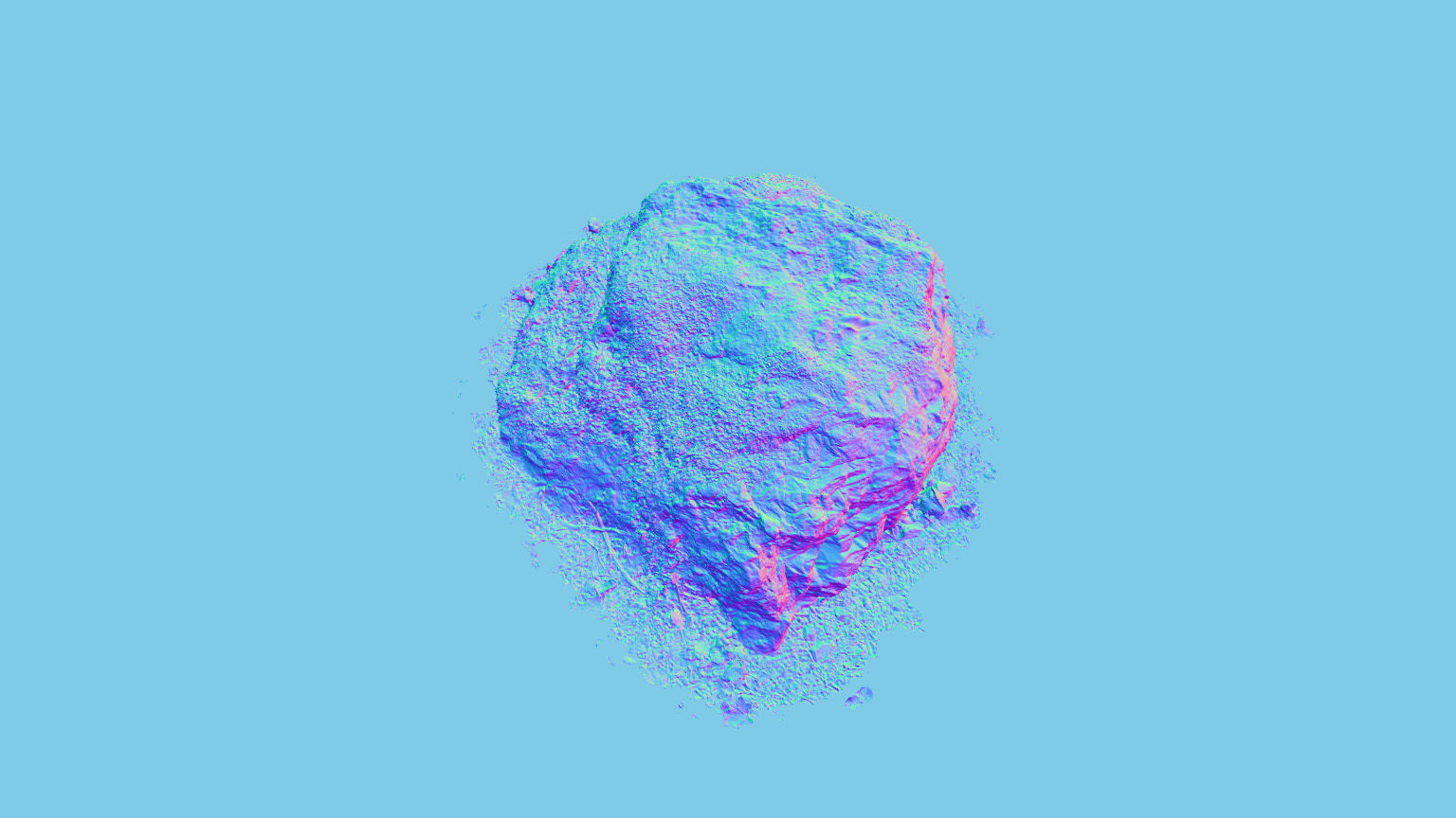 Mossy Forest Rock A Single free 3D model | CGTrader