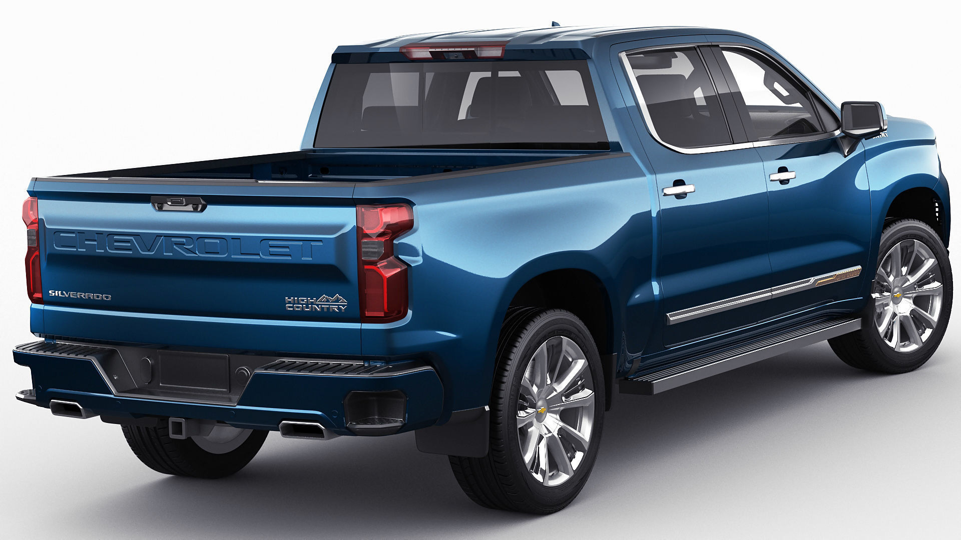 Pickup Silverado 2022 High Country 3D model | CGTrader