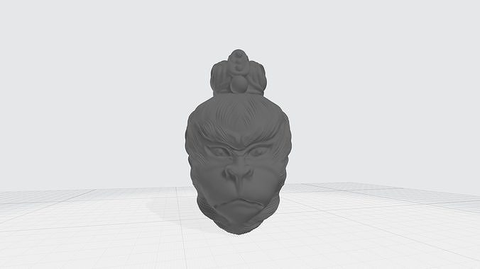 Sun Wukong Monkey King Head 3D Model 3D model 3D printable | CGTrader