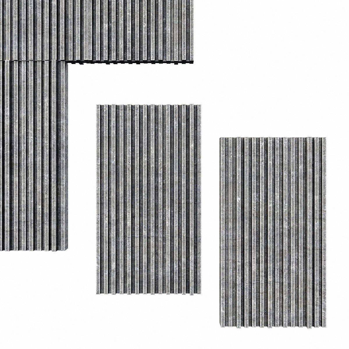 Panel rail thin n1 3D model | CGTrader