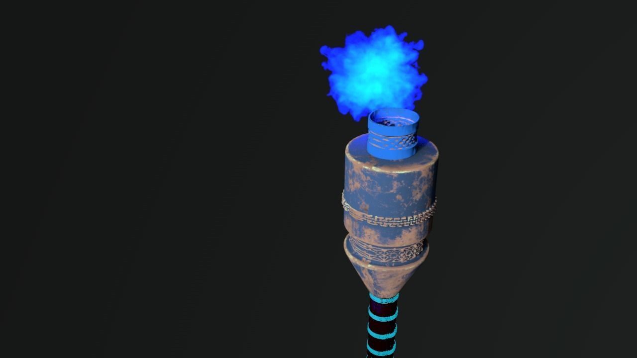3D model torch rocket VR / AR / low-poly | CGTrader