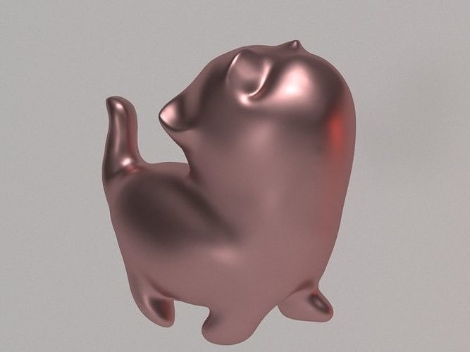 Gato - Cat 3D model 3D printable | CGTrader