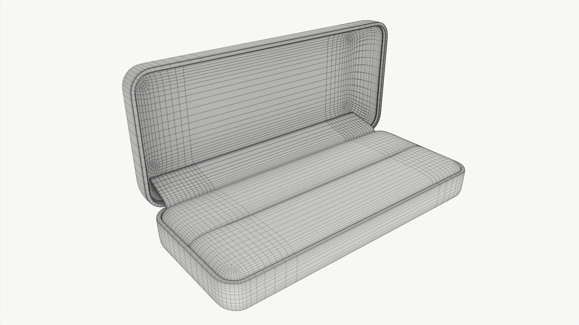 Jewelry box rectangle open 3D model | CGTrader