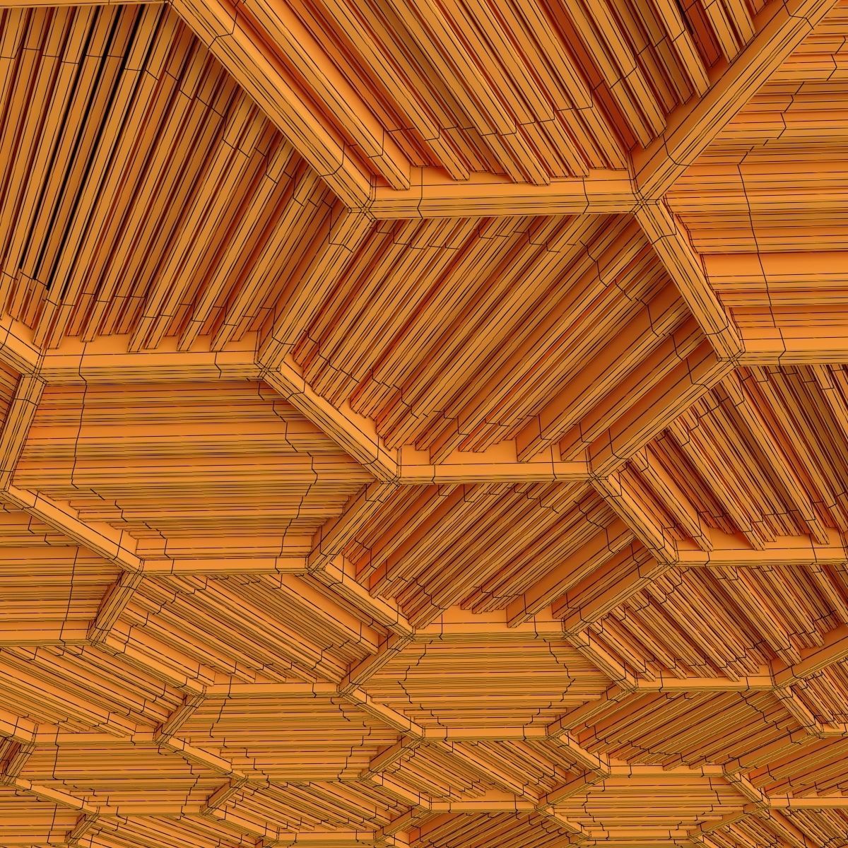 Ngon decor rail n5 3D model | CGTrader