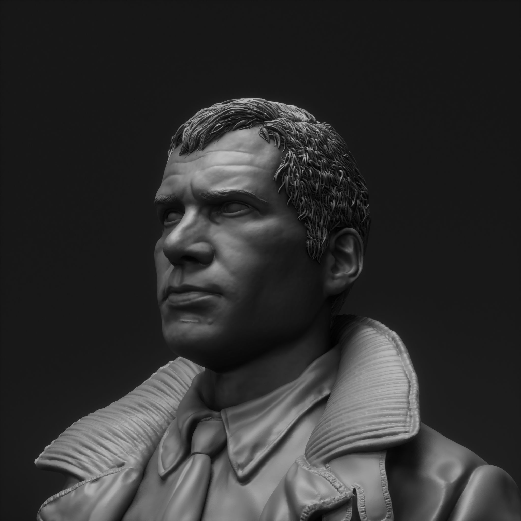Harrison Ford - Rick Deckard - Blade Runner 3D model 3D printable ...