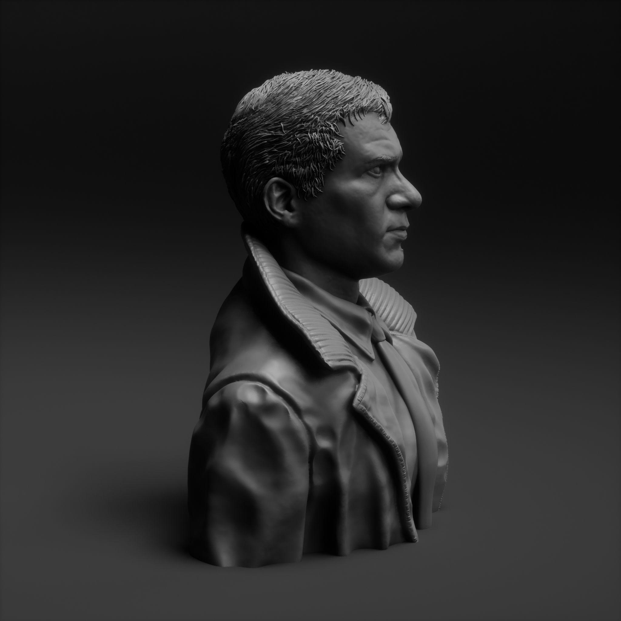 Harrison Ford - Rick Deckard - Blade Runner 3D model 3D printable ...