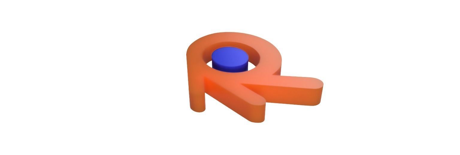 Blender Logo 3D model rigged | CGTrader