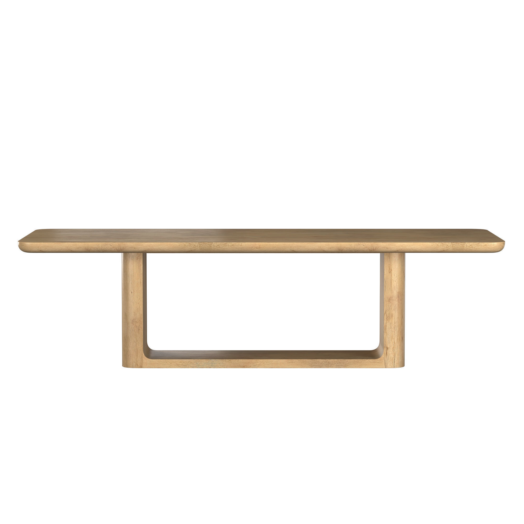 OSLO OPEN RECTANGULAR DINING TABLE 3D model | CGTrader