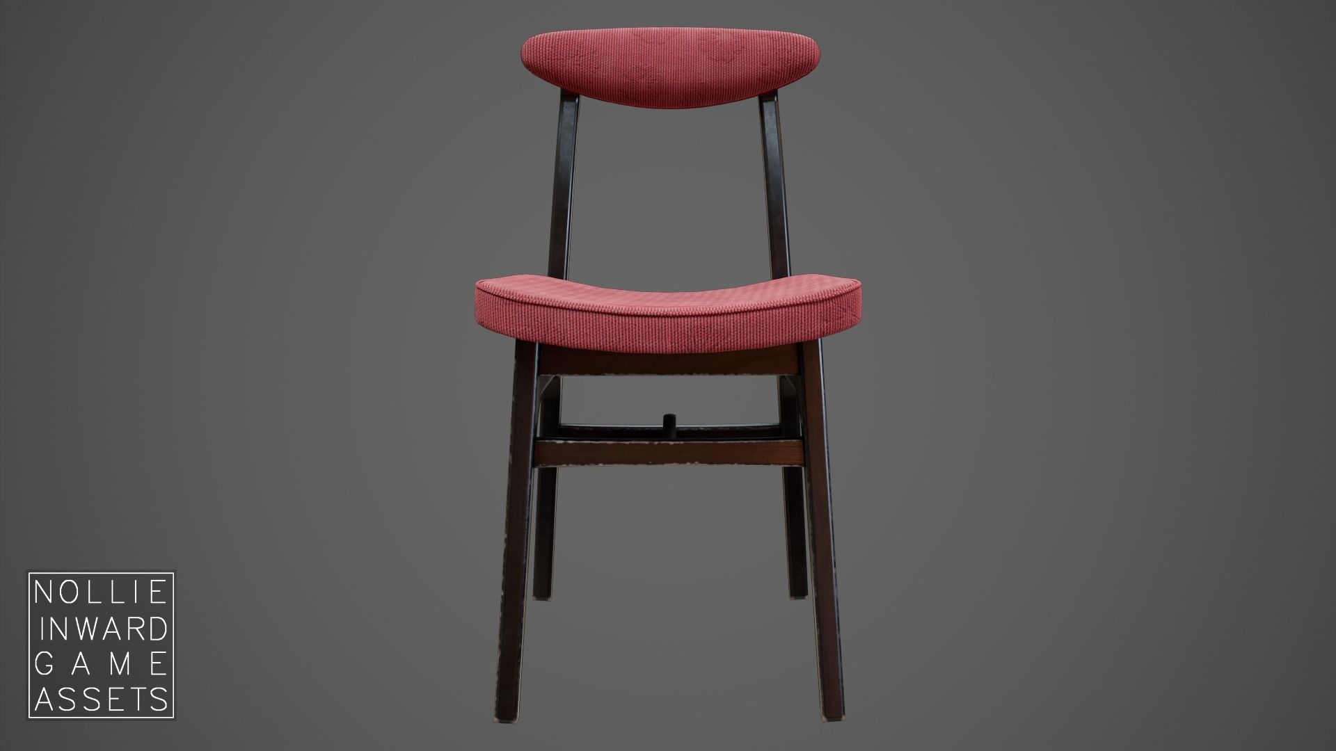 3D model Soviet Chair Variant 1 Dark VR / AR / low-poly | CGTrader