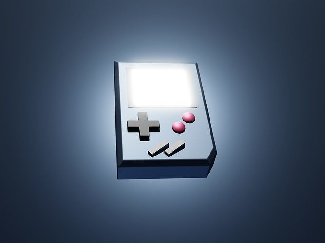 blender game console 3D model | CGTrader