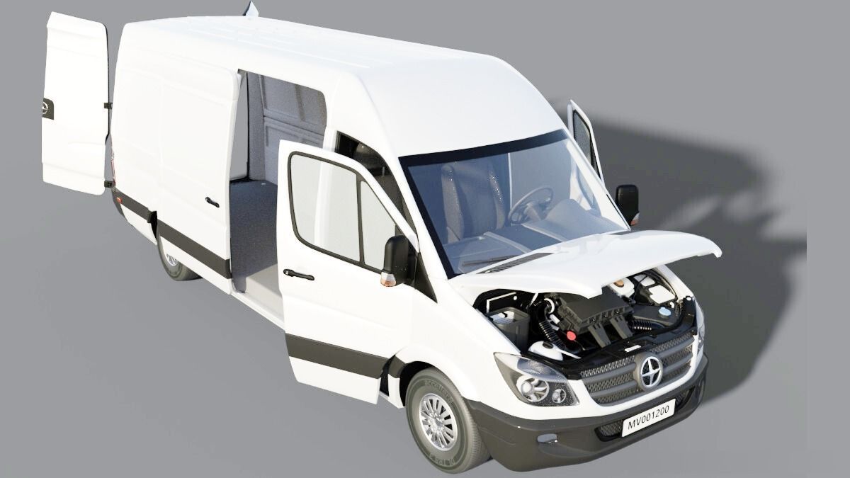 3D model MP Van Solid Extended 2023 VR / AR / low-poly | CGTrader