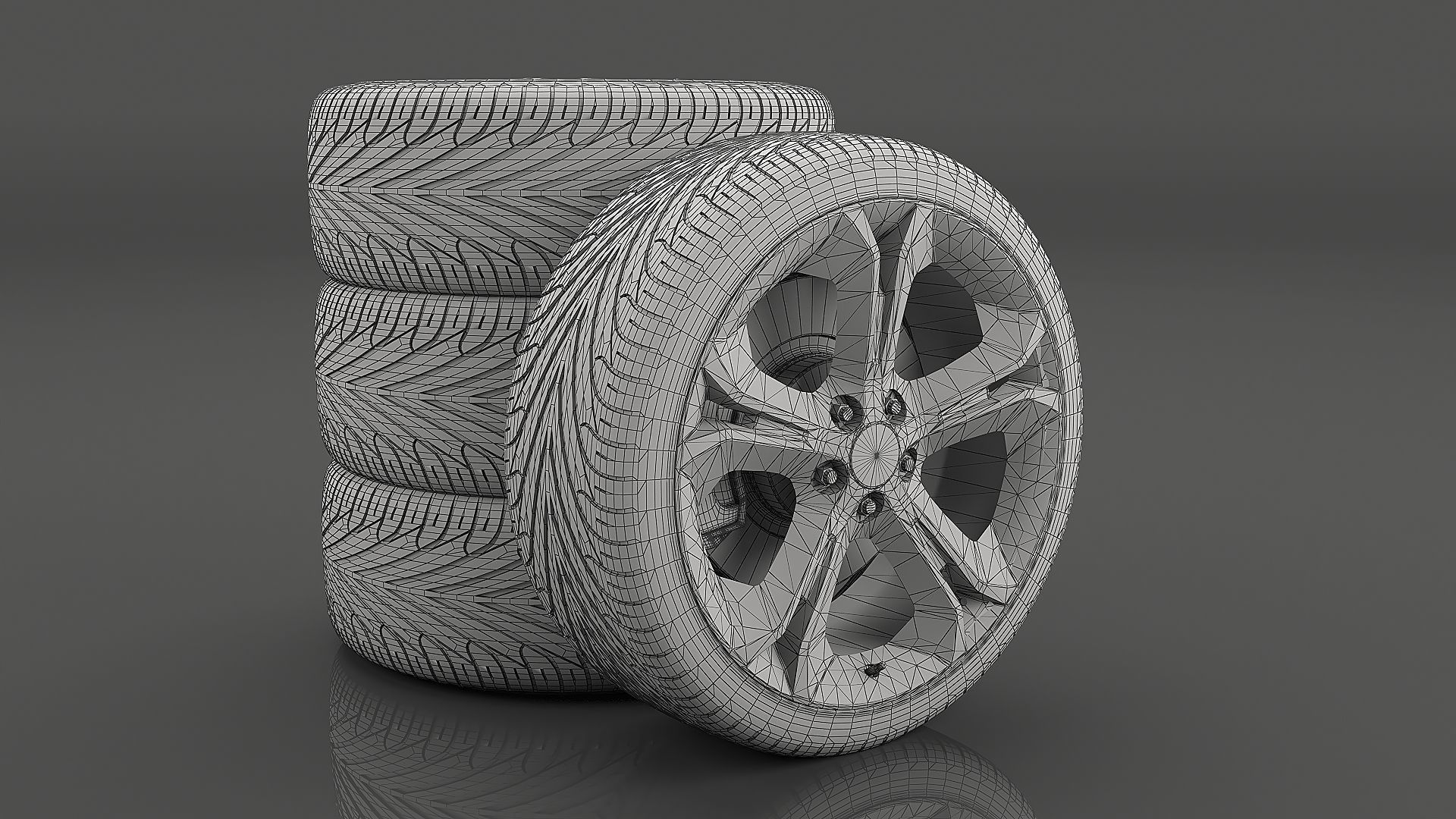 Realistic Wheel Tire 3D model | CGTrader