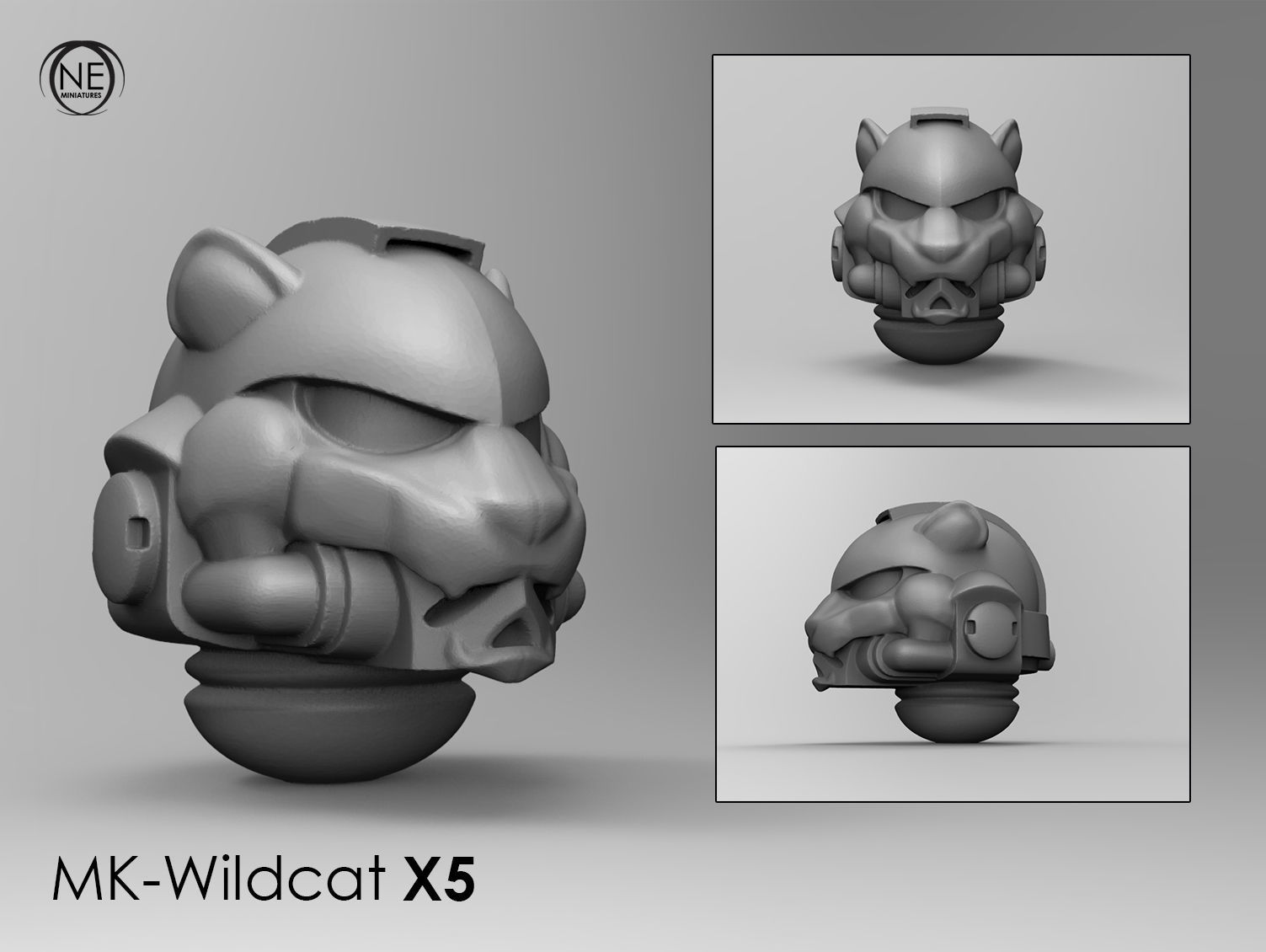 wildcat helmets and shoulderpads 3D print model 3D model 3D printable ...