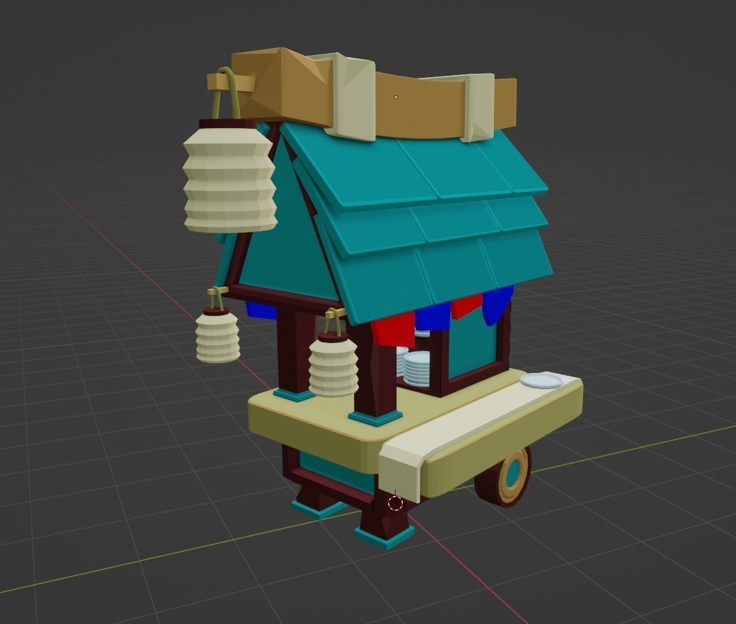 Street shop free VR / AR / low-poly 3D model | CGTrader