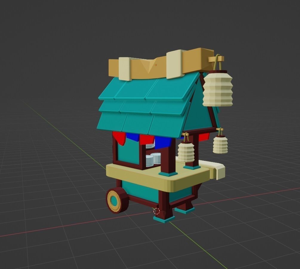 Street shop free VR / AR / low-poly 3D model | CGTrader