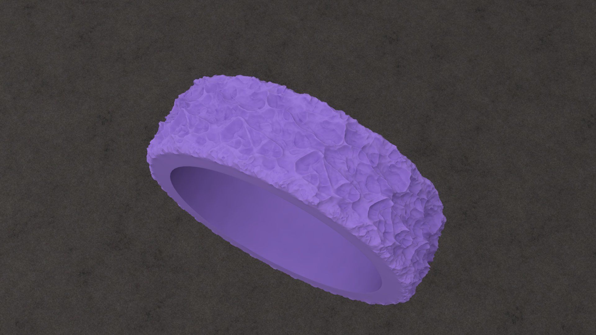 Texture Paste Ring 3D model 3D printable | CGTrader