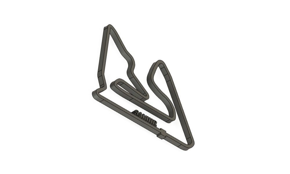 24 x Formula One Grand Prix Racing Tracks 2023 3D model 3D printable ...