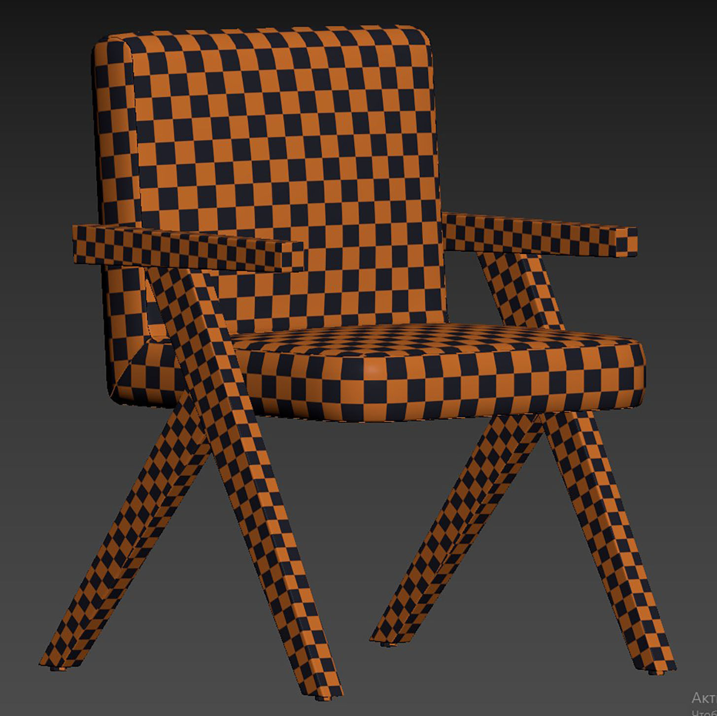 POLTRONA DE MADEIRA chair set 3D model | CGTrader