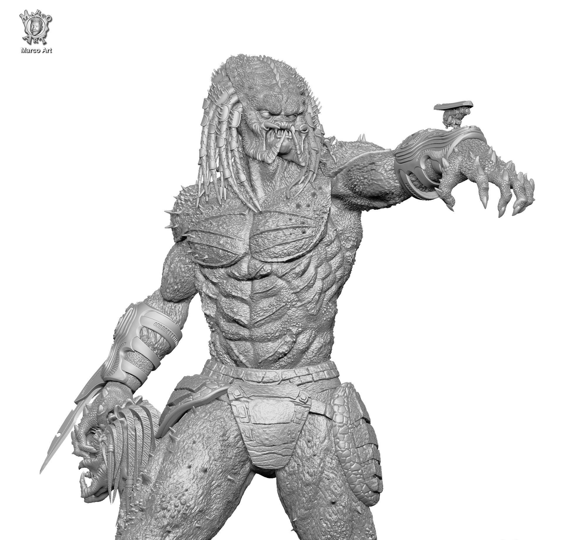 Upgrade Predator 3D stl file 3D model 3D printable | CGTrader