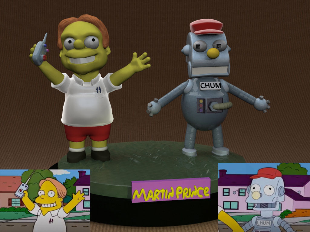 MARTIN PRINCE AND CHUM 3D model 3D printable | CGTrader