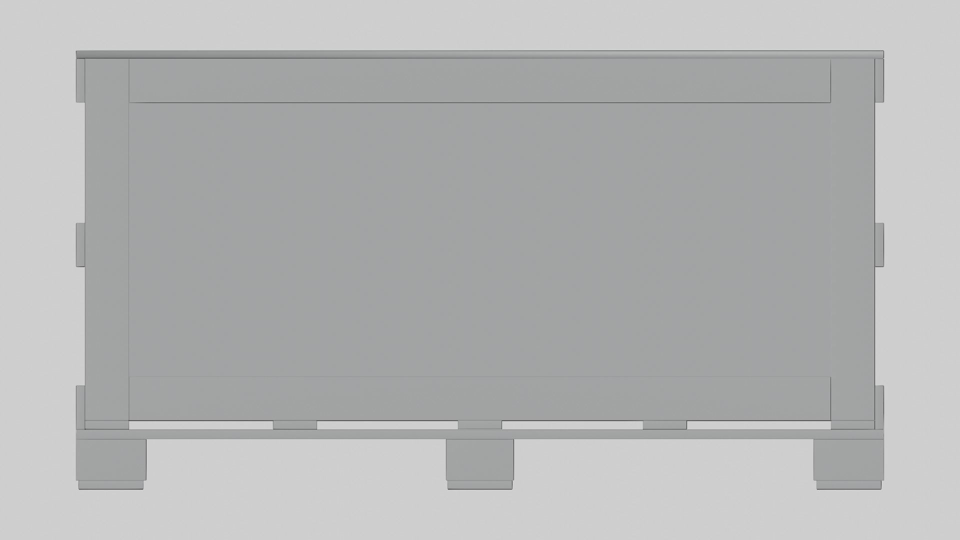 3D model Wood Shipping Container VR / AR / low-poly | CGTrader