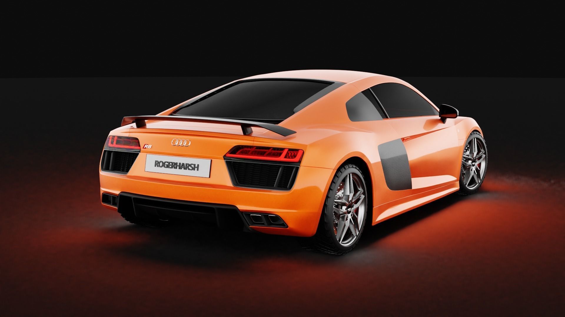 Audi R8 V10 Plus 3D model 3D model animated | CGTrader