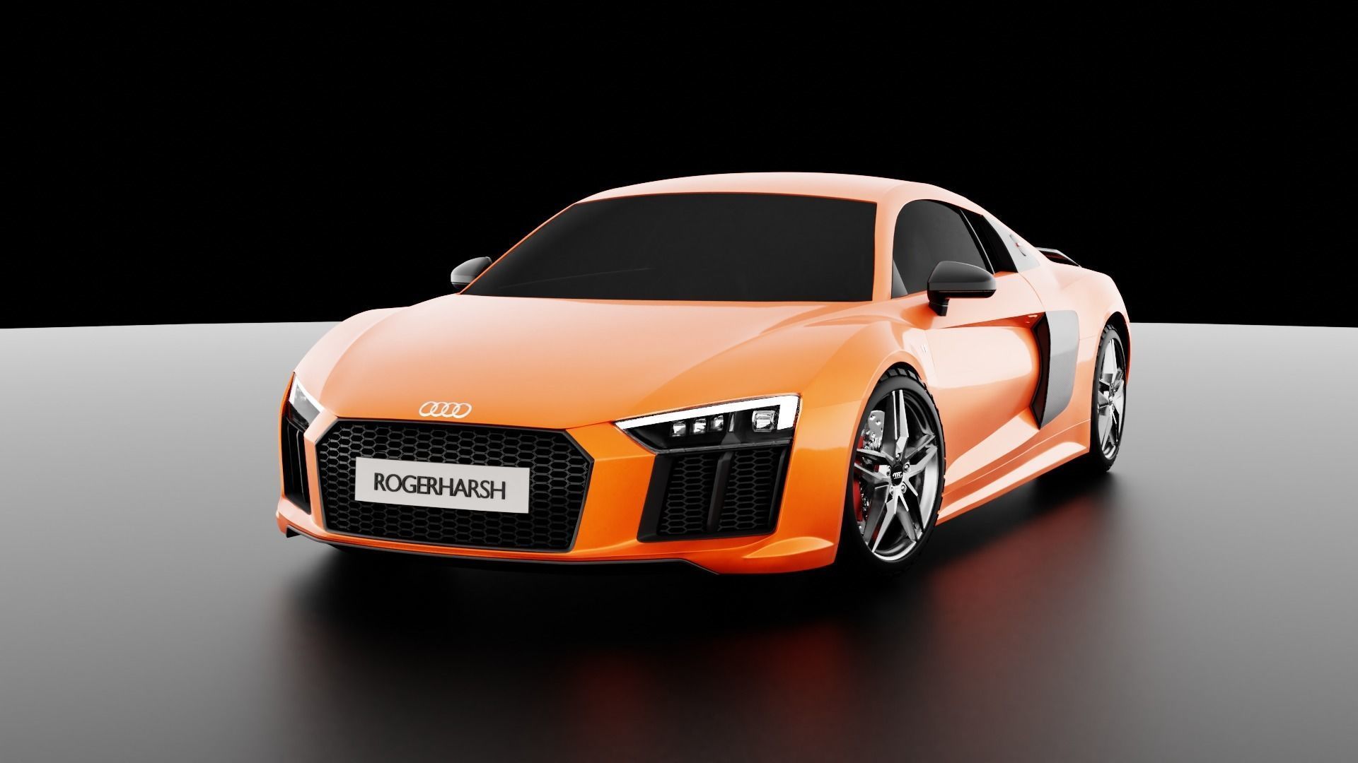 Audi R8 V10 Plus 3D model 3D model animated | CGTrader