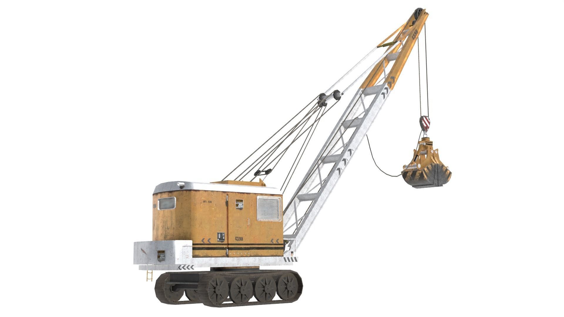 3D model Crawler Crane VR / AR / low-poly | CGTrader