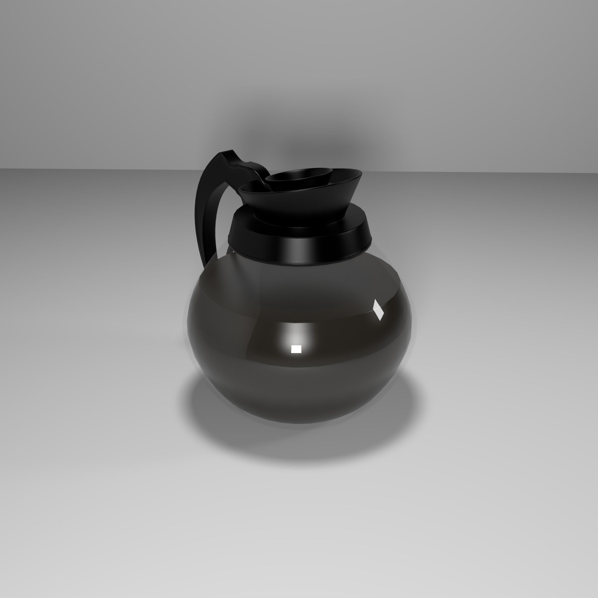 3D model pither 3D Model coffee pot - coffee pot VR / AR / low-poly ...