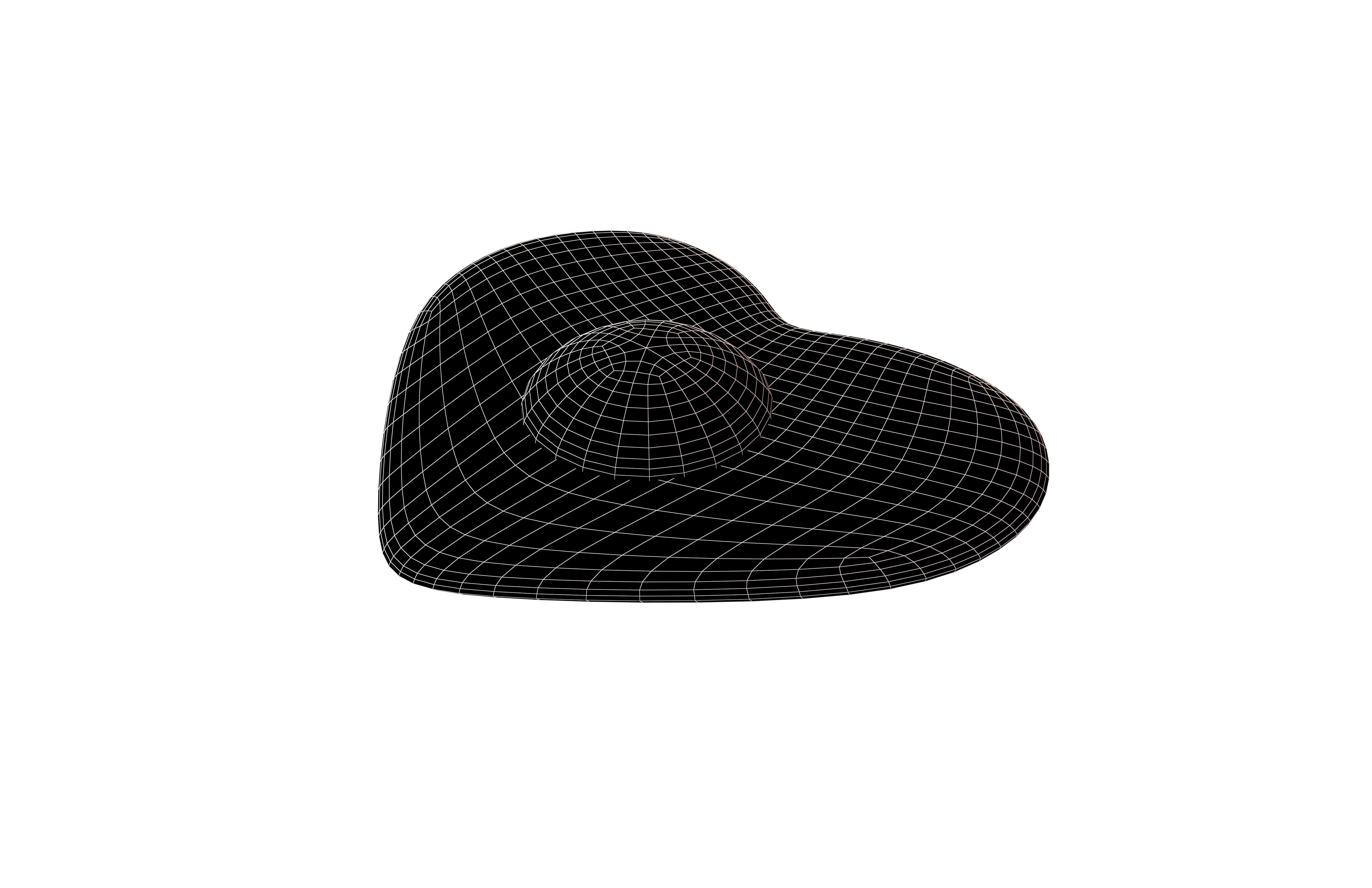 3D model Fried Heart Egg v2 001 VR / AR / low-poly | CGTrader