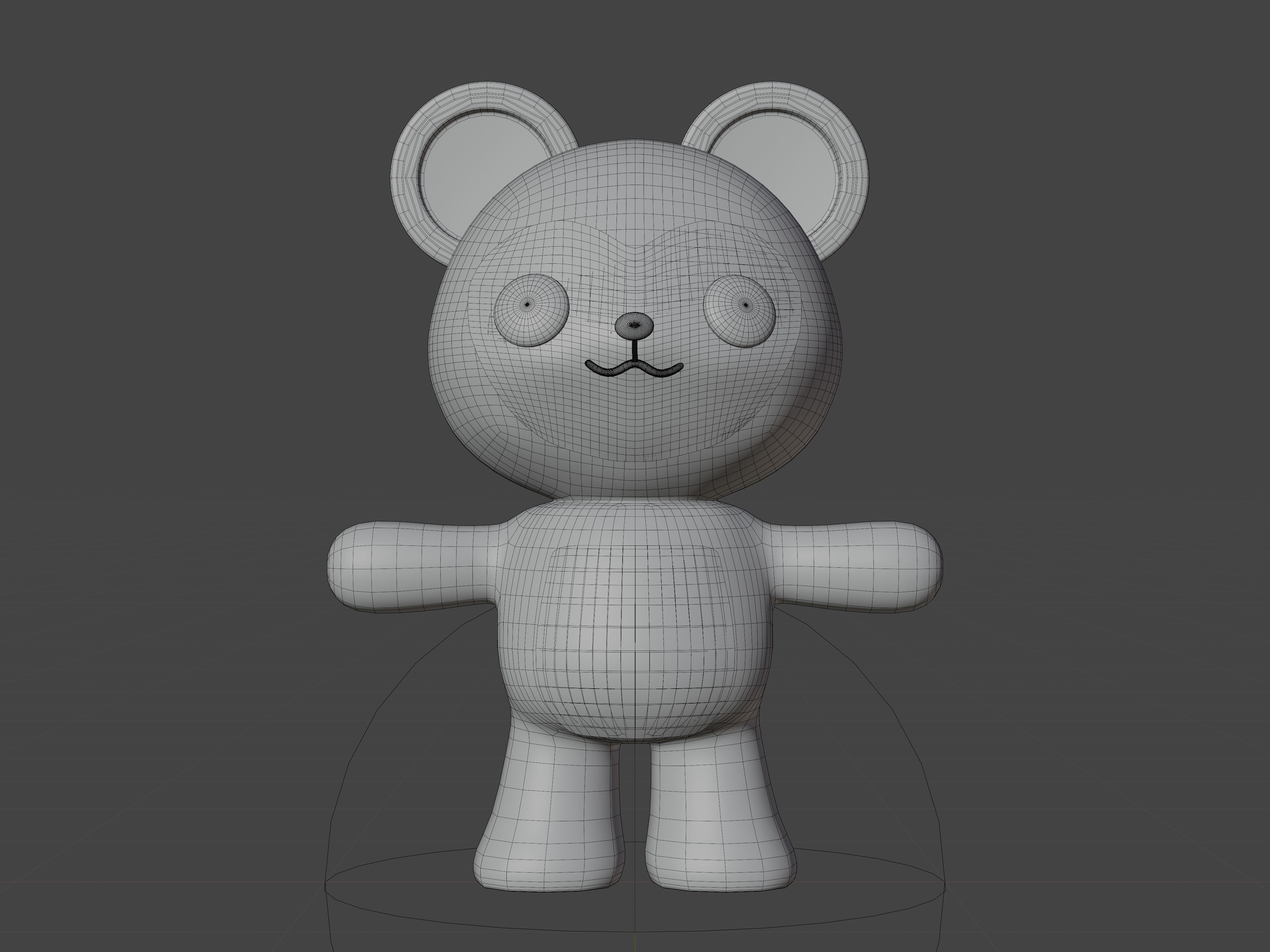 Character Monkey kawaii cute 3D model | CGTrader