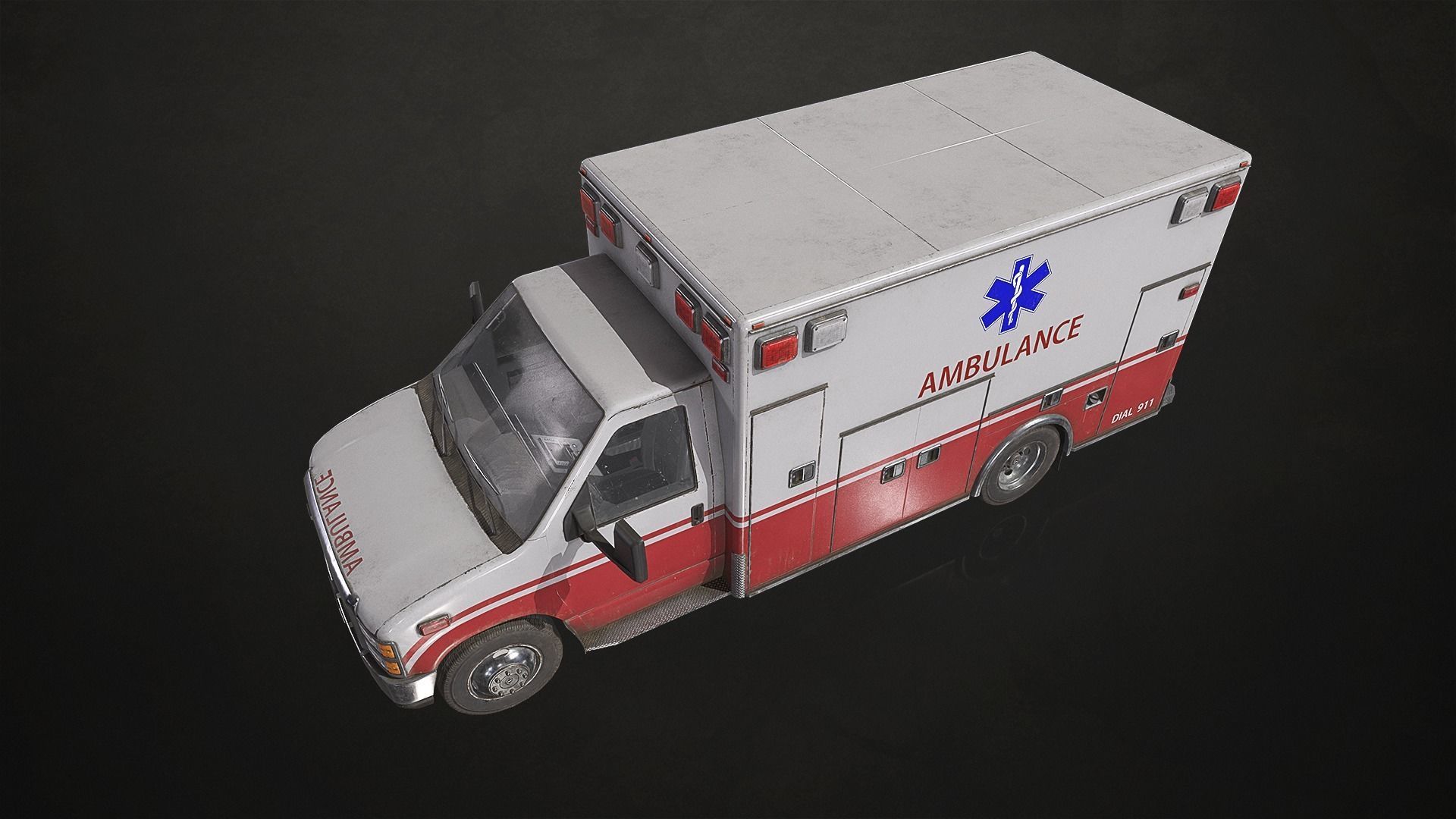 3D model Ambulance Type 1 VR / AR / low-poly | CGTrader