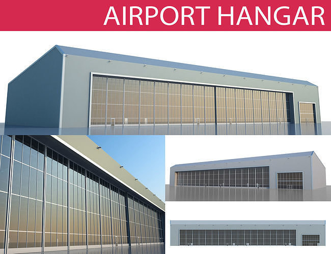 Airport Hangar 3D model | CGTrader