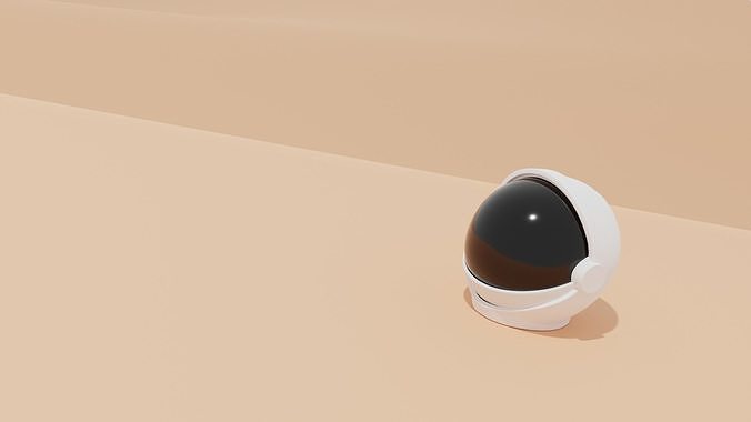 3D model Space helmet 3D model - Astronaut VR / AR / low-poly | CGTrader