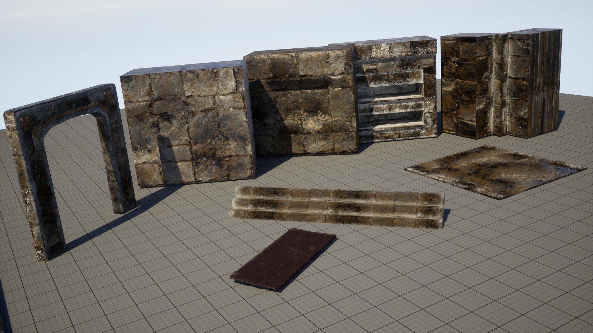 Dungeon Assets Pack free 3D model | CGTrader