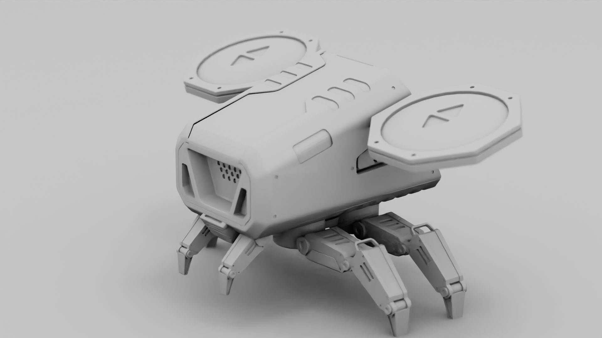 FLY BOT RIGGED 3D model rigged | CGTrader