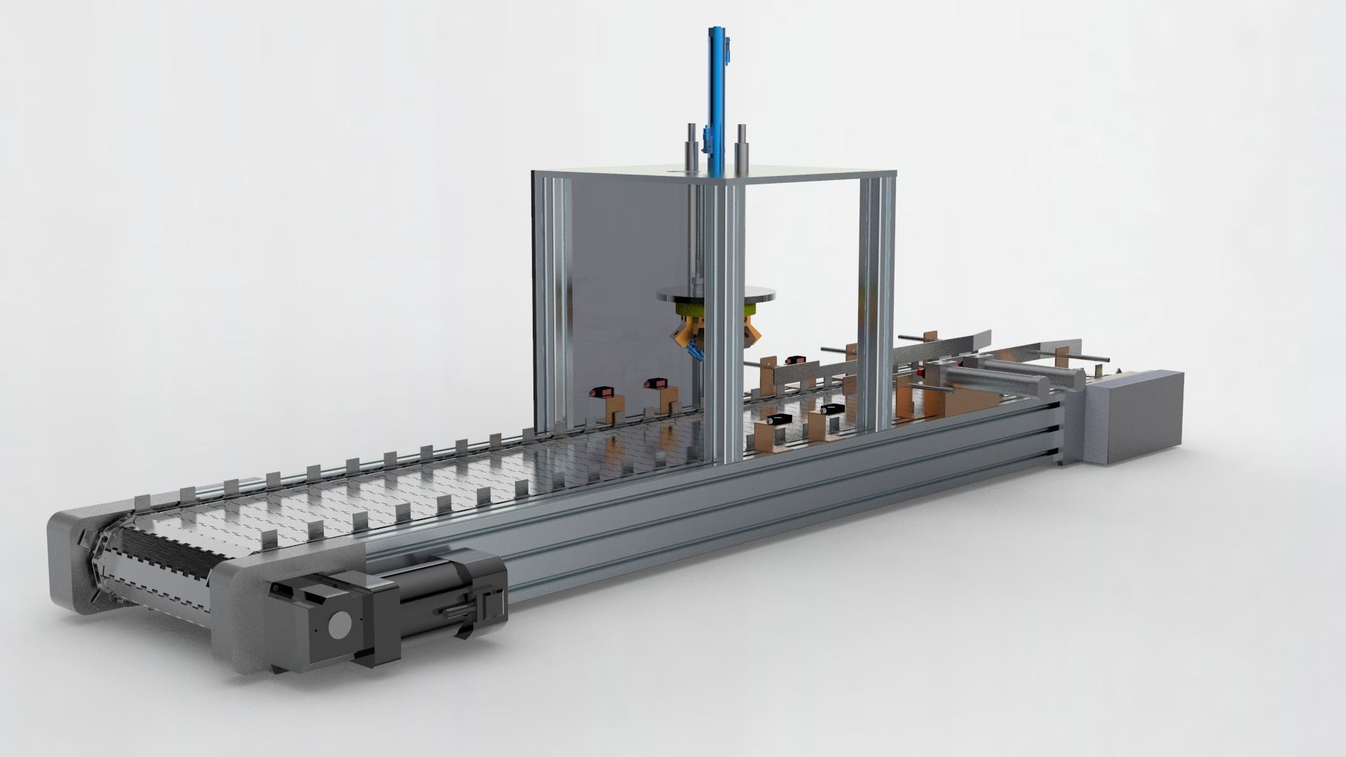 Cleaning assembly line 3D model | CGTrader