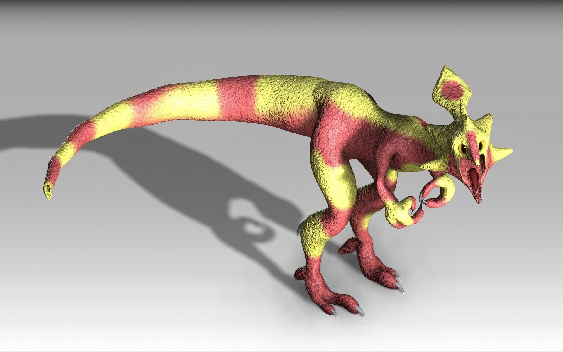 3D model Crowned Raptor Dinosaur VR / AR / low-poly | CGTrader