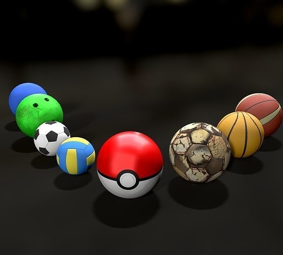 Balls Pack 3D model | CGTrader