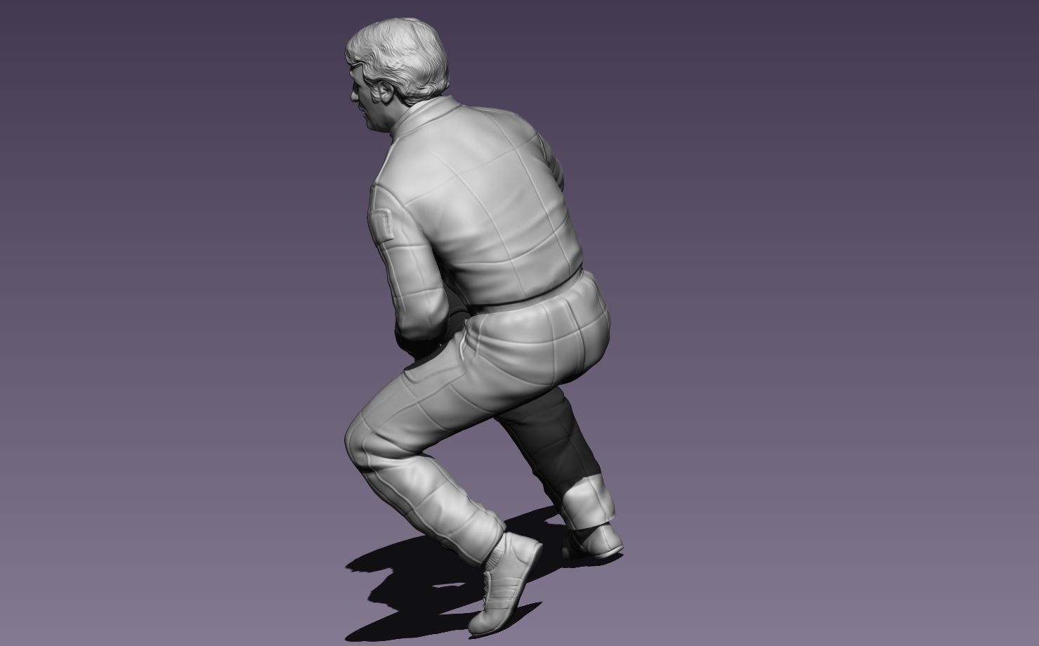 Mario Andretti Racing Driver 3D model 3D printable | CGTrader