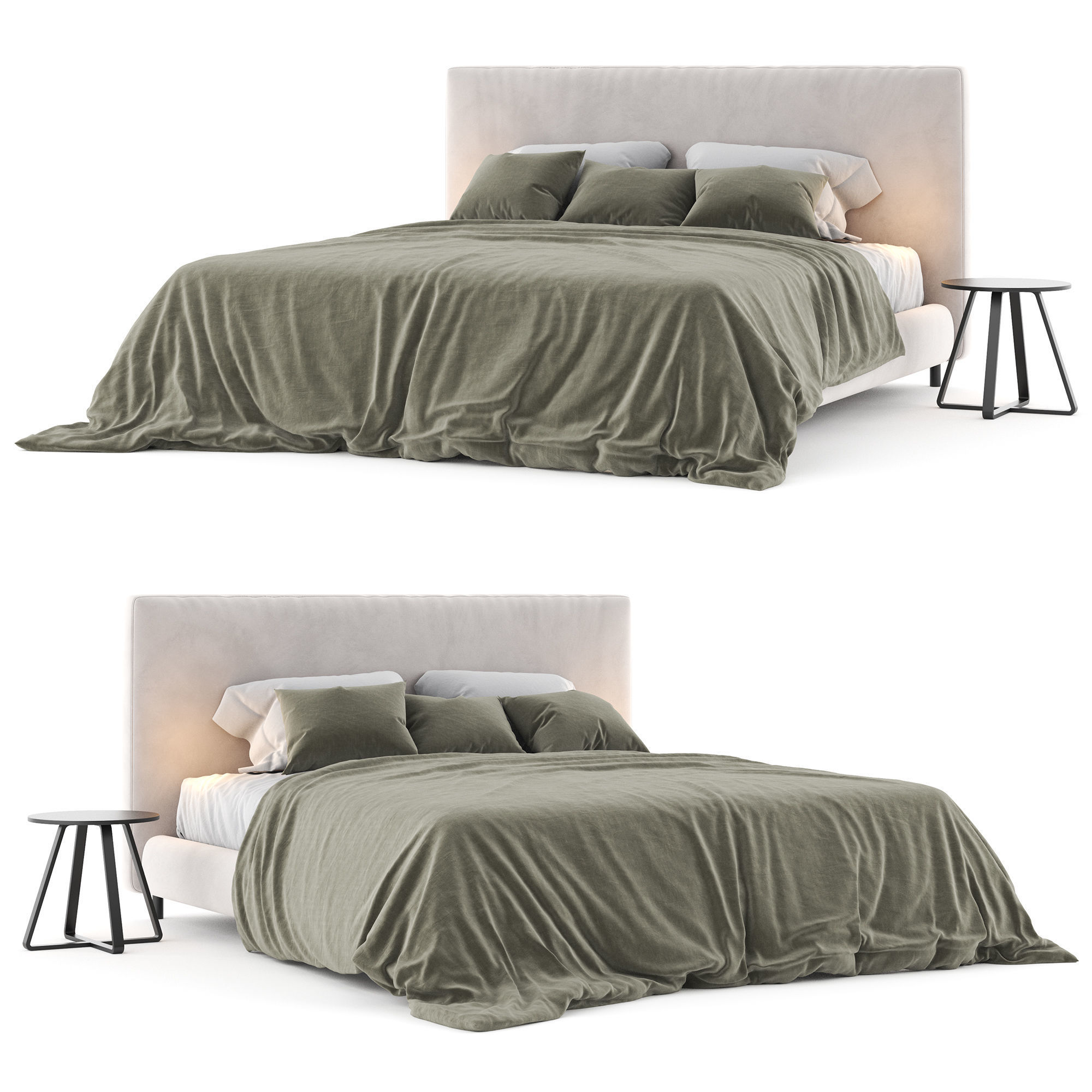 Ikea Dunvik Bed 3D model | CGTrader